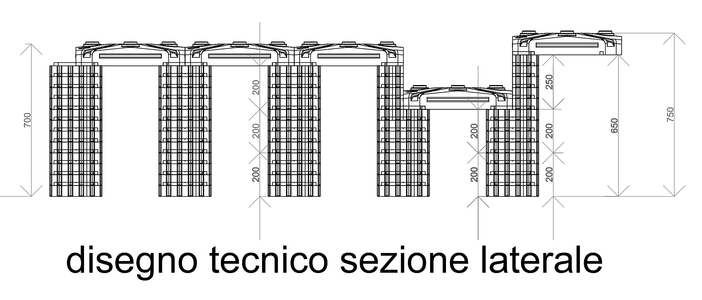 Vespaio ad altezze differenti – SAR Edilizia
